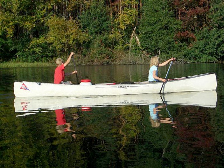 Paddeln im Canadier | Trapez